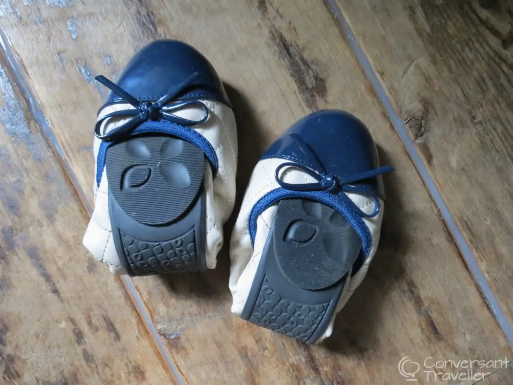 Foldable ballet flats - Butterfly Twists giveaway - Conversant Traveller