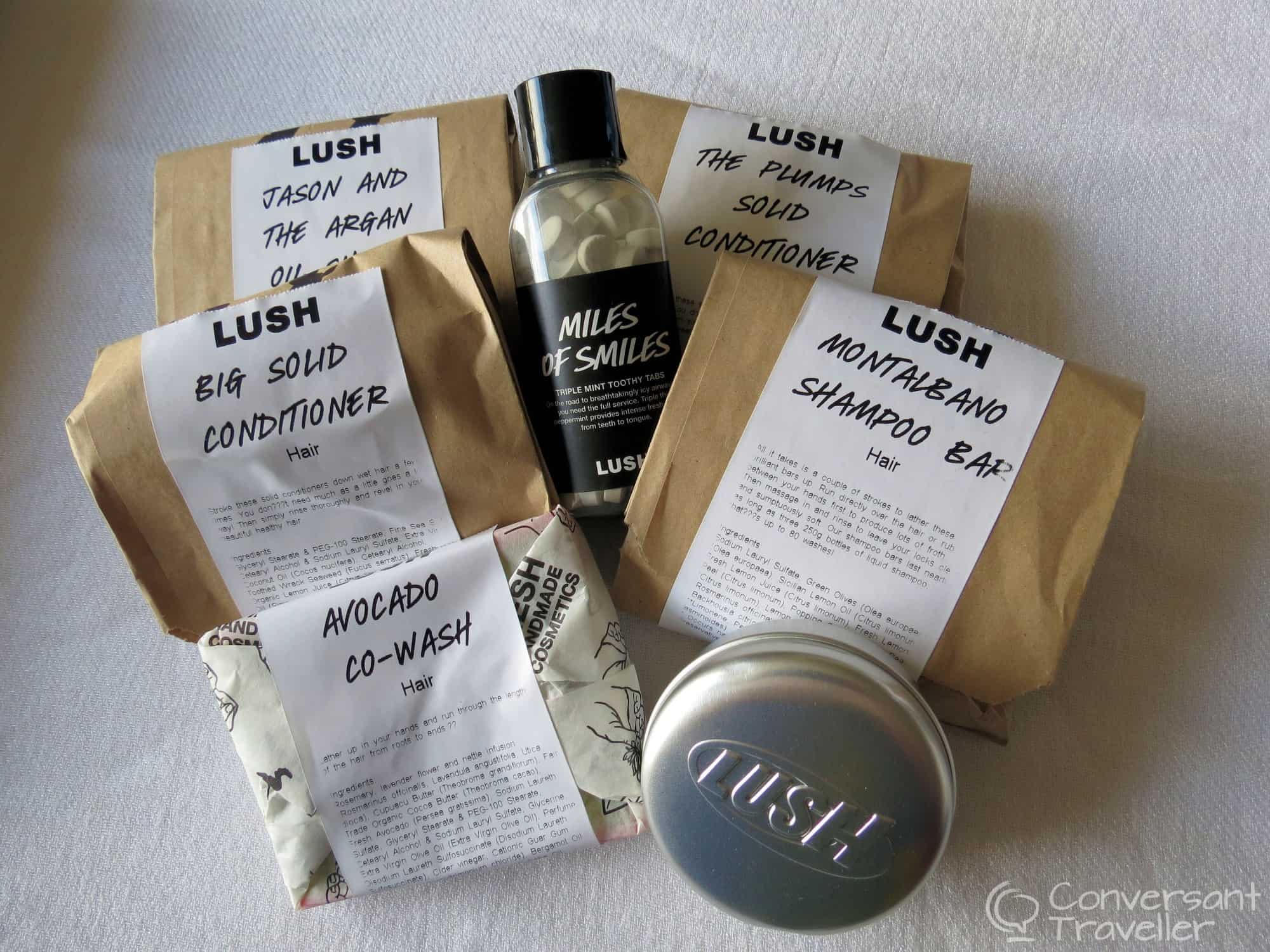 LUSH solid shampoo review - and alternative best solid shampoos for travel - Conversant Traveller